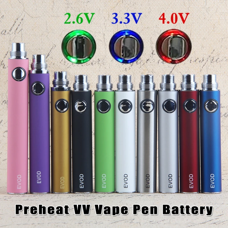 510-Thread-Ego-Preheat-VV-Variable-Voltage-Vaporizer-Pen-Battery-1100 ...
