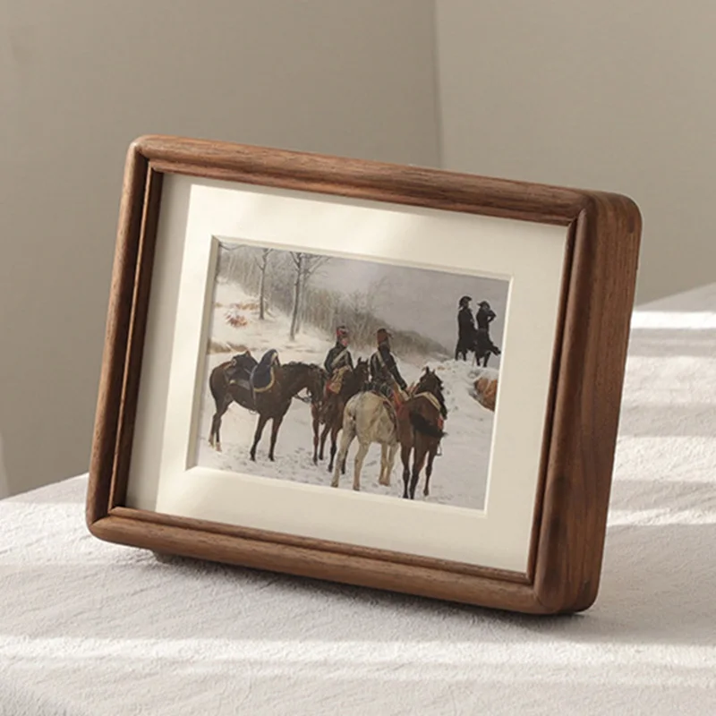 Retro-Style-Handmade-Wooden-Photo-Frame-Vertical-Horizontal-Standing ...