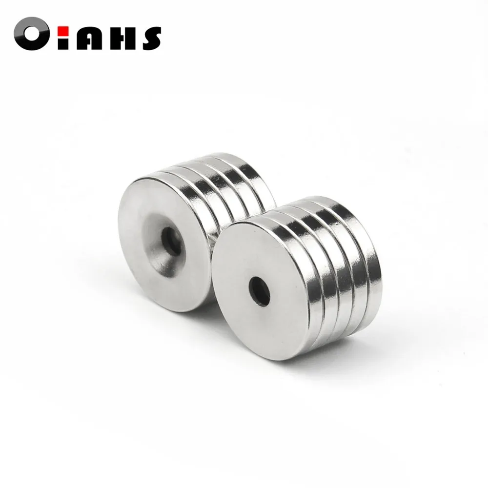 Magnets Small N50 Neodymium Ring Magnets – 15mm X 5mm With 4mm ...