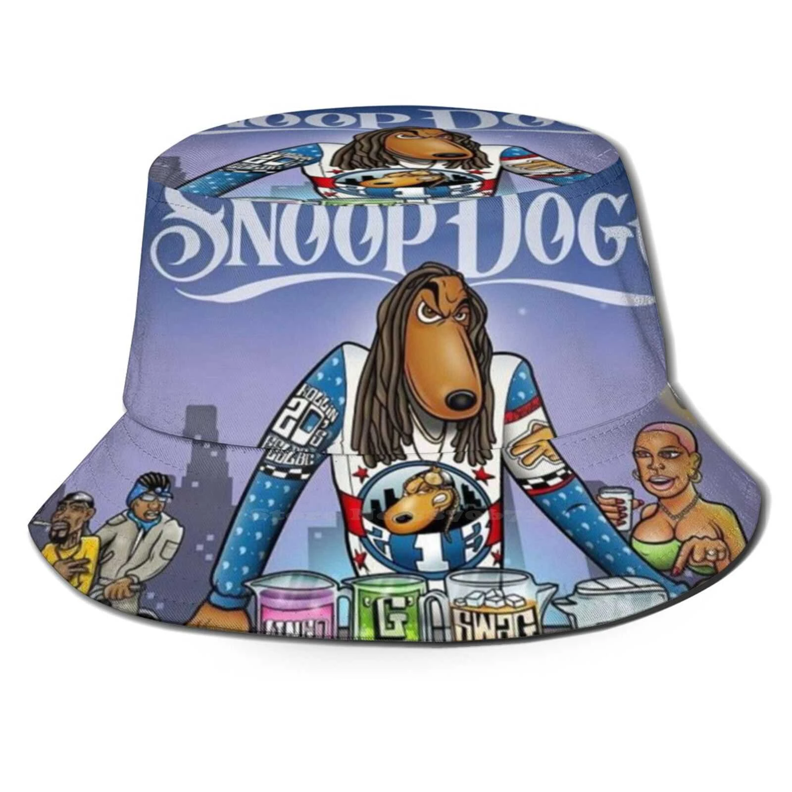 Coolaid Uv Protection Foldable Bucket Hats Women Men Doggystyle 1993 ...