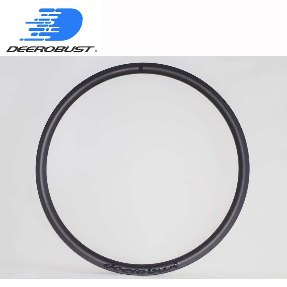 280g 700c 30mm Deep 25mm wide U Shaped Carbon Tubular Road Bike Rims ...
