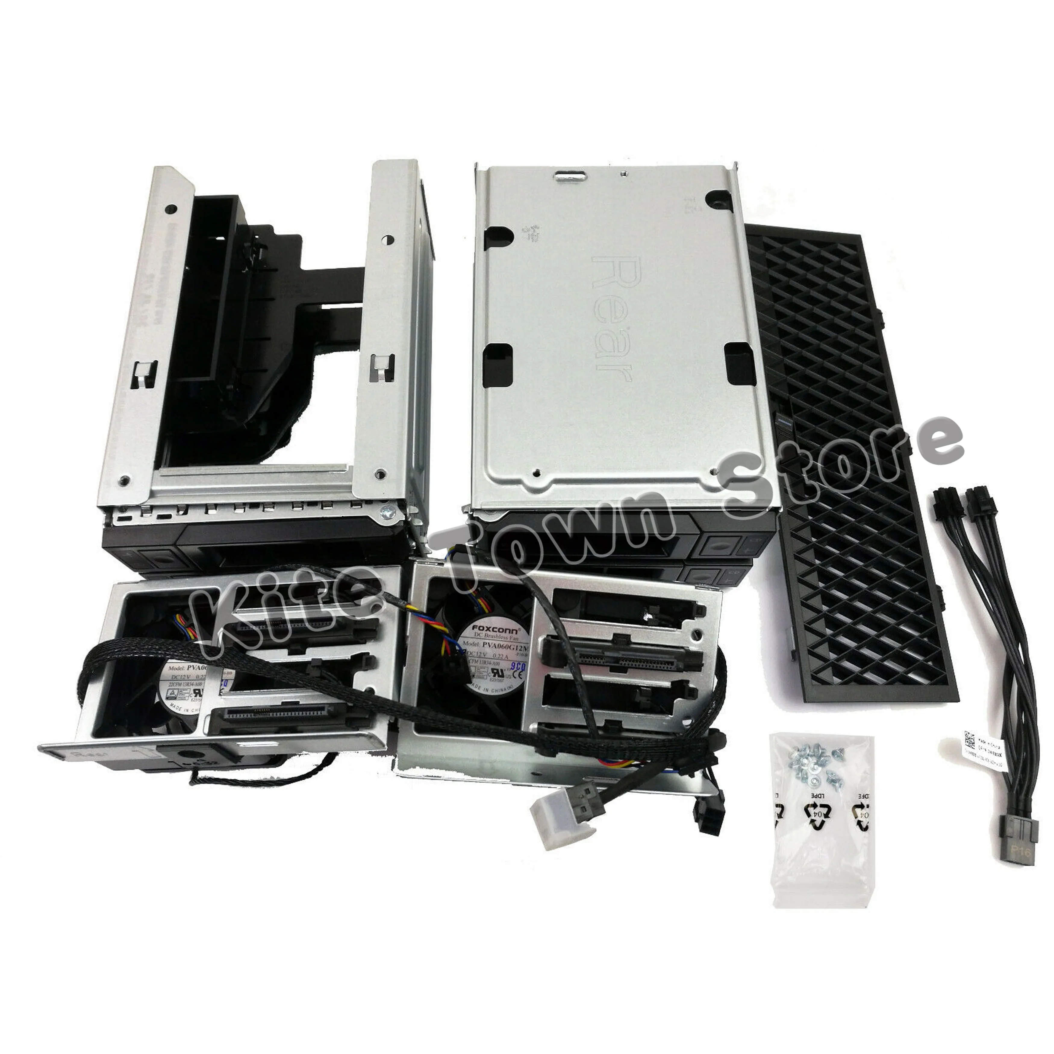 Upgrade Kit add 4 to 8 HDD Hard Drive kit Cage Fan Backplane Compatible ...