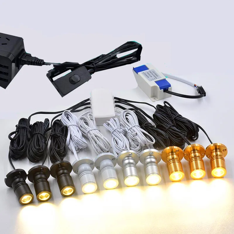 LED-cabinet-lights-1w-220v-for-model-display-counter-wine-garage-kit ...