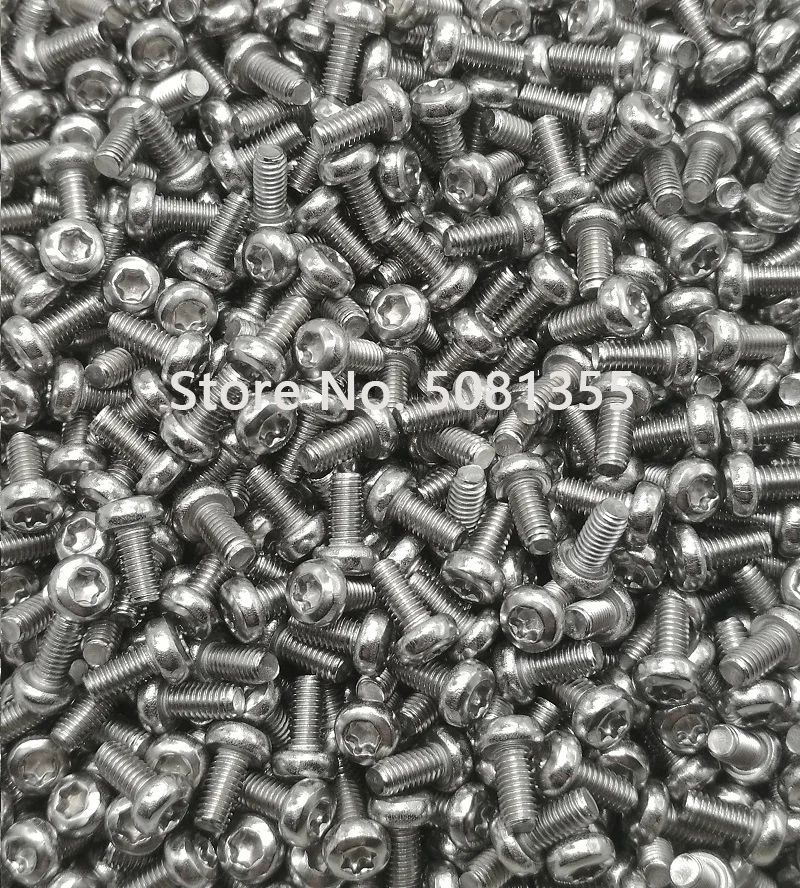 10-50 шт. GB2672 SUS304 M2 M2.5 M3 M4 M5 M6 тип "звезда" 304 нержавеющая сталь торкс сковорода ...