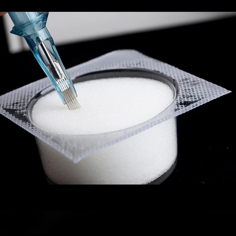 18-Pcs-Disposable-Cup-Tattoo-Needles-Dip-Wash-Cup-Foam-Rinse-Dip-Clean ...