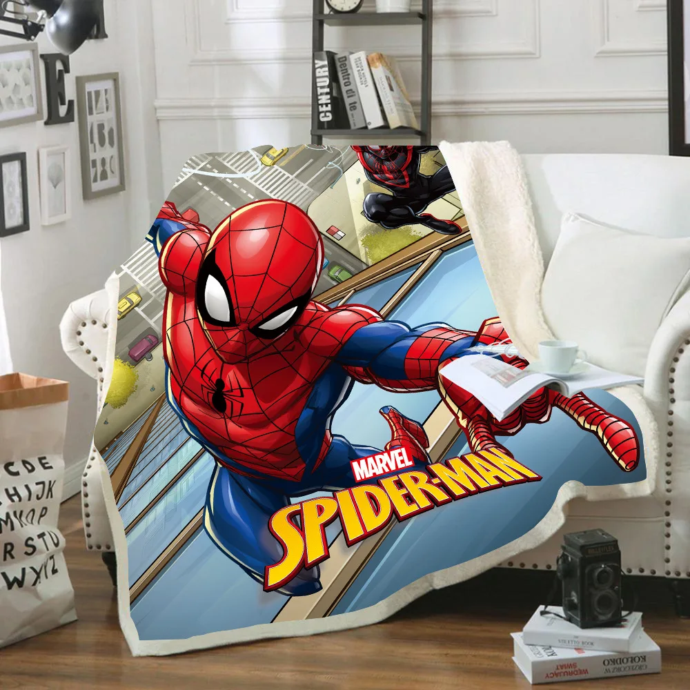 isney-Spiderman-3D-Printing-Throw-for-Children-Kids-Boys-on-Bed-Sofa-Couch-Comfortable-Warm ...