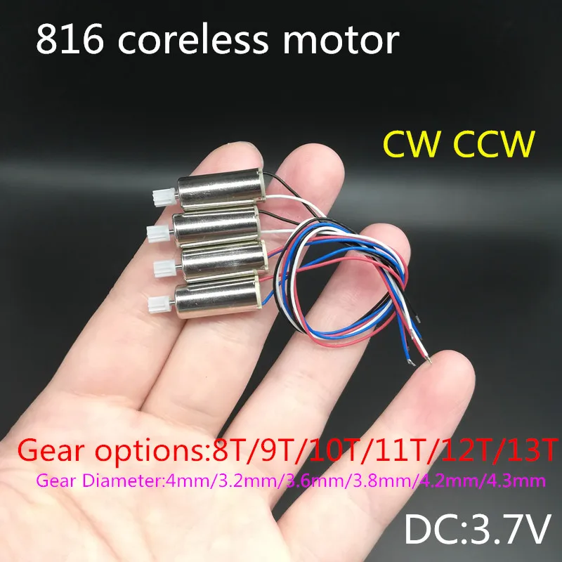 816-Coreless-Motor-3-7V-High-Speed-x5s-Quadcopter-Motor-8-16mm-Remote ...