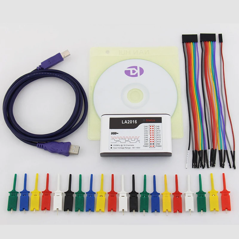 Usb Logic Analyzer 16 Kanäle 200M Probe Rate Analyzer 10B Proben MCU ...