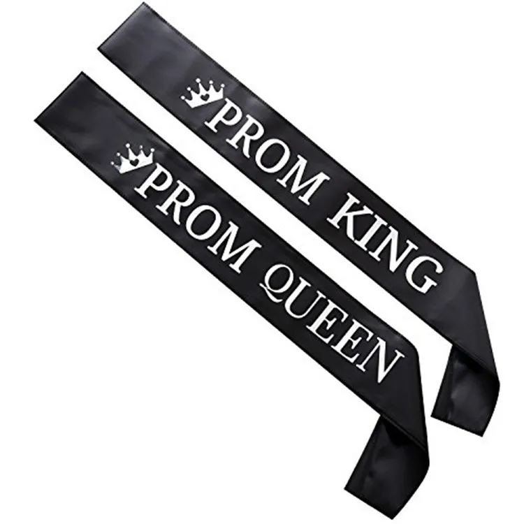 Prom King And Queen Sash