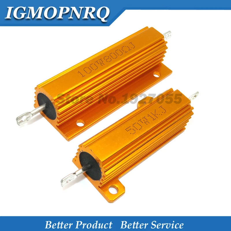 50W-100W-Aluminum-Power-Metal-Shell-Case-Wirewound-Resistor-0-01R-100K ...