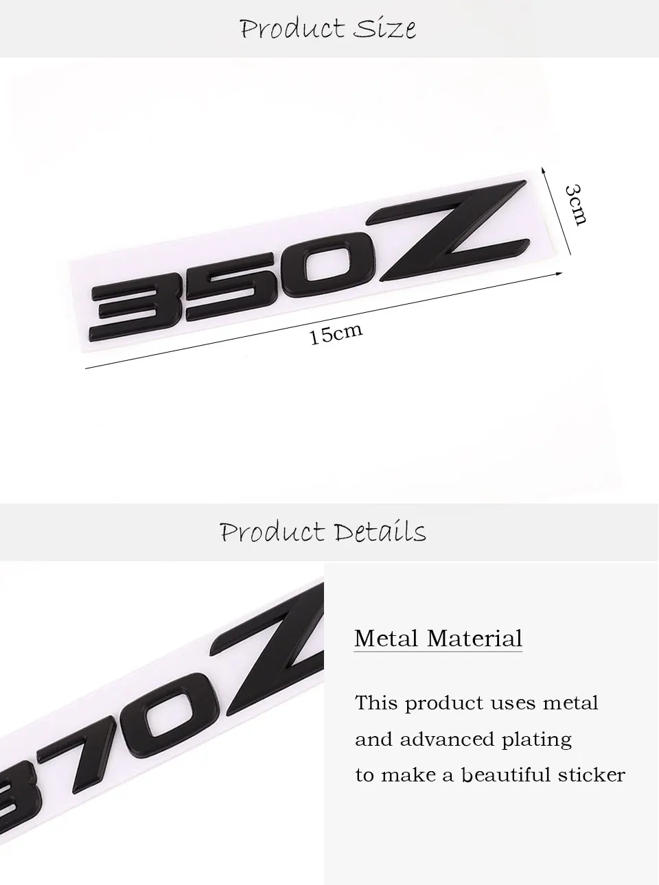 GHC Stickers en Vlaggen Car Styling Auto Accessories 3D-Metal Car ...