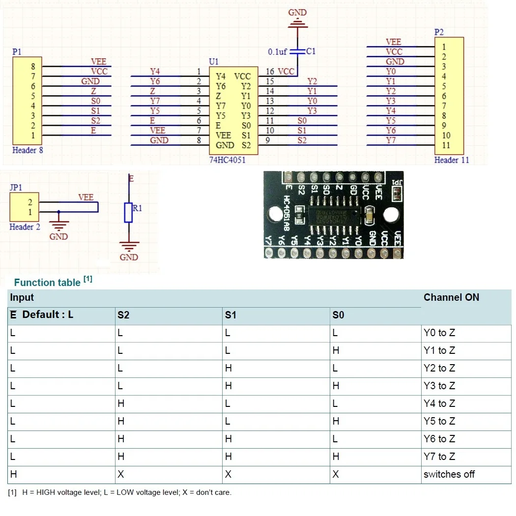 2x-8ch-Analog-Multiplexer-Demultiplexer-74HC4051-Module-for-Arduiuo ...