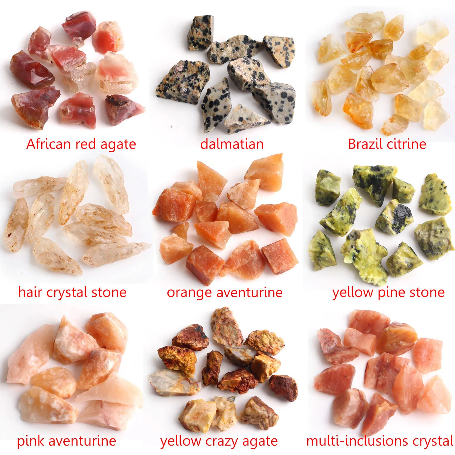 Pierres précieuses,Mini gravier de cristal naturel, 1 sac, spécimen ...