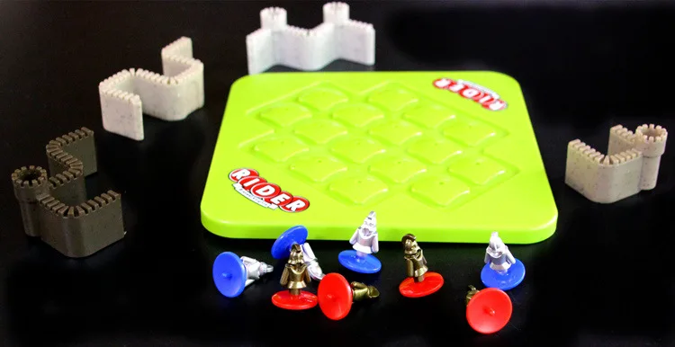 Blue knight Kids Toys Smart Family Board Games 60 Challenge Solution IQ ...