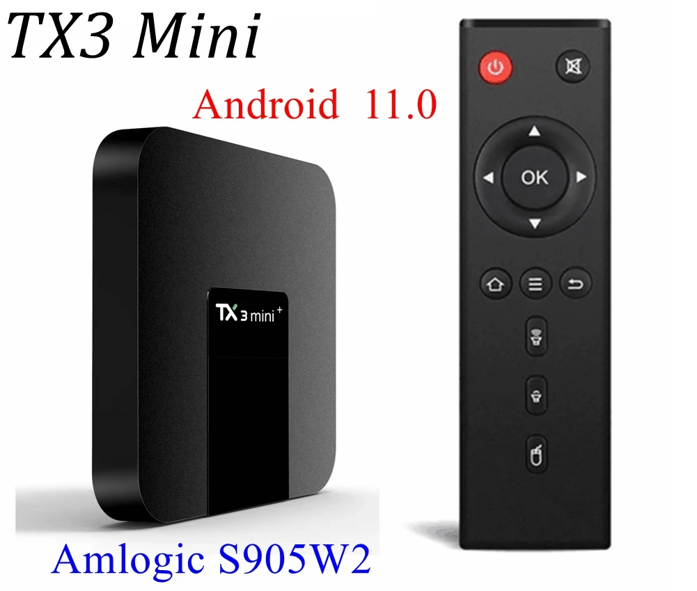 Dispositivo de TV inteligente TX3 Mini Plus, decodificador con Android ...