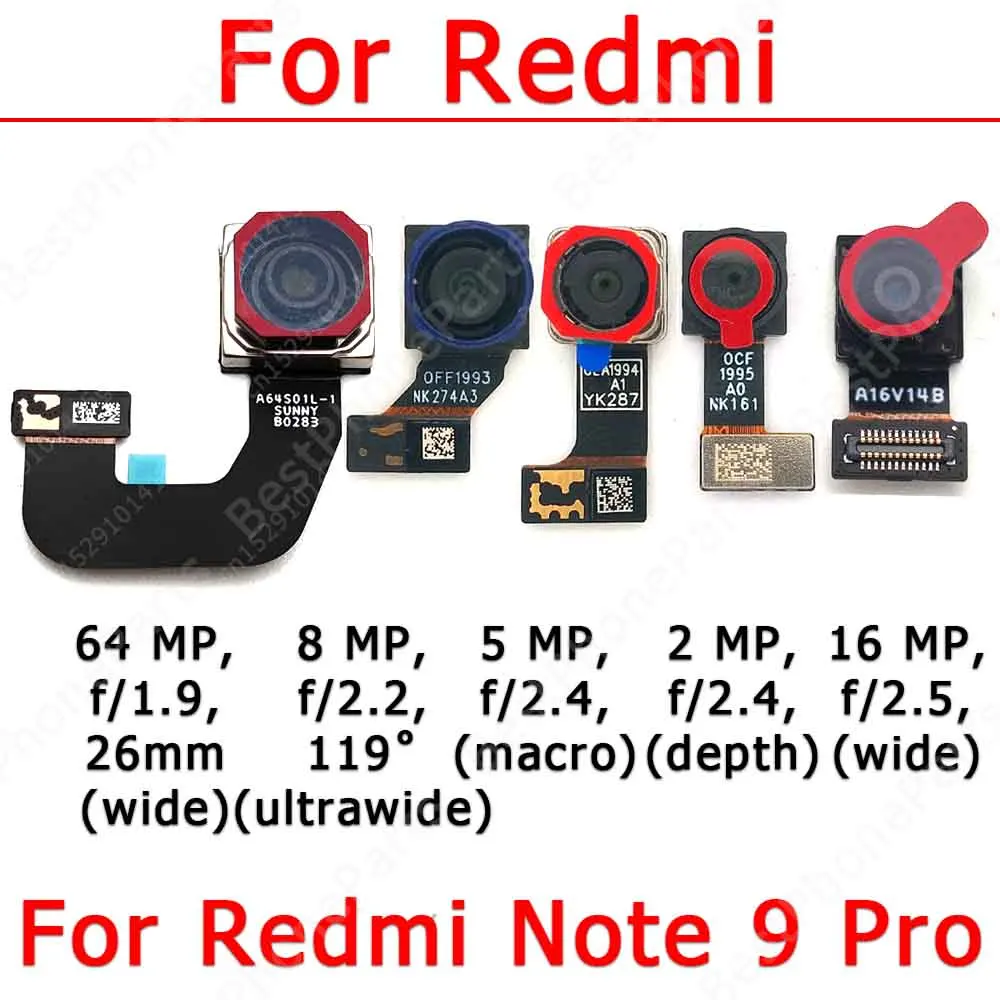 Front-Rear-Back-Camera-For-Xiaomi-Redmi-Note-9-Pro-Note9-9Pro-Main ...