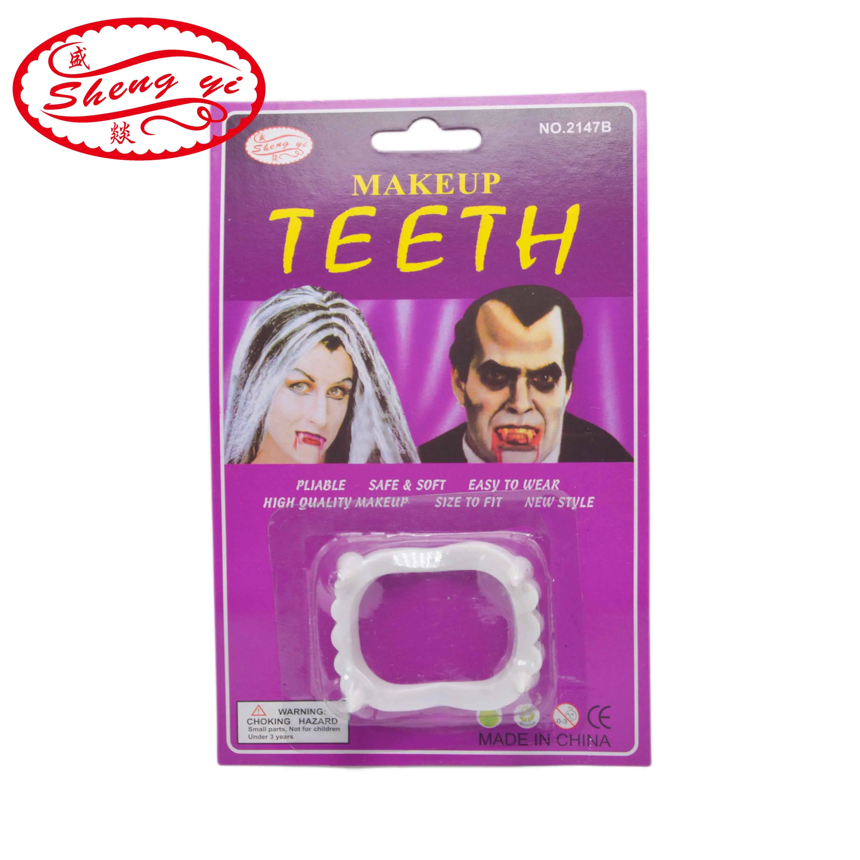 SHENGYI-1Pcs-Halloween-Vampire-Fake-Teeth-Prop-Masquerade-Cosplay ...