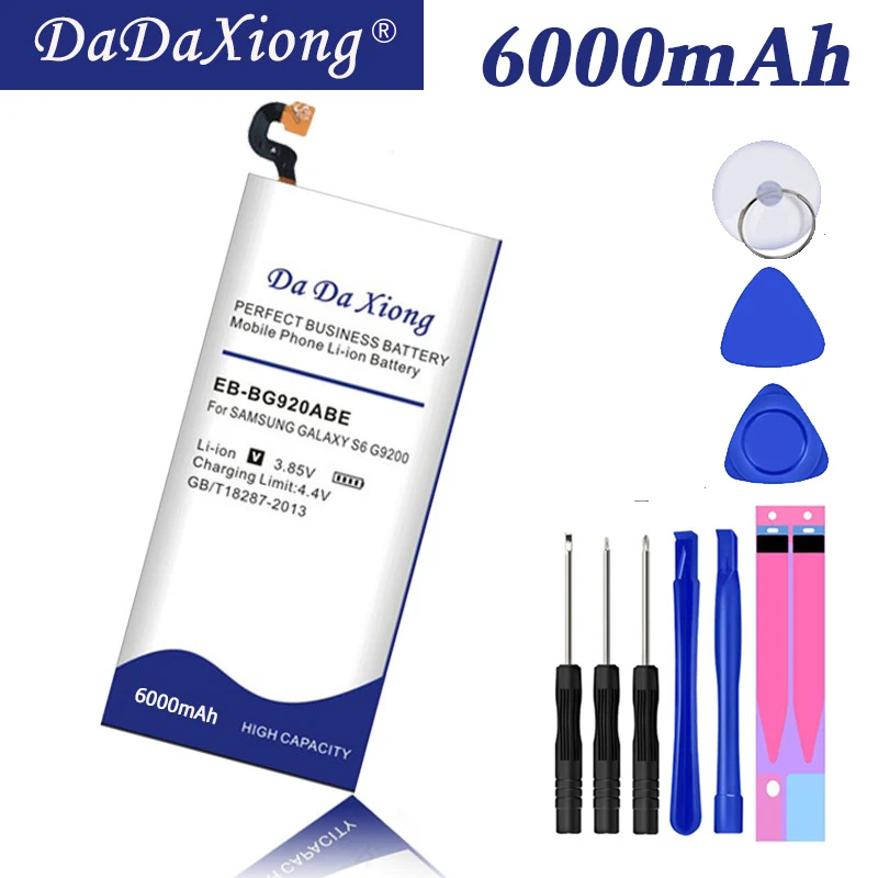 Original DaDaXiong 6000mAh EB BG920ABE Li ion Phone Battery For Samsung ...
