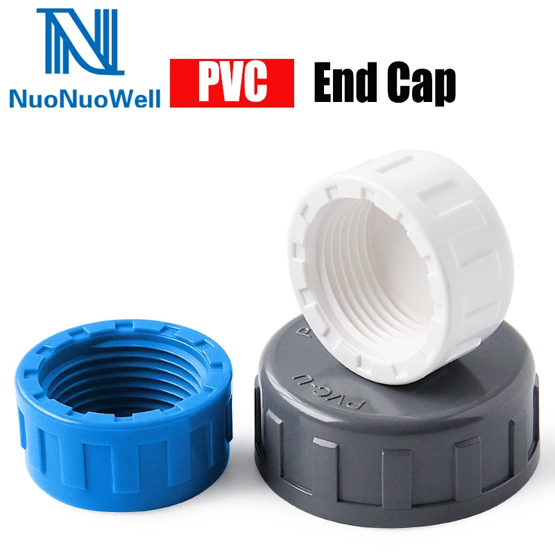 NuoNuoWell-2PCS-BSP-Screw-End-cap-1-2-2-Female-thread-PVC-Plug-Cap ...
