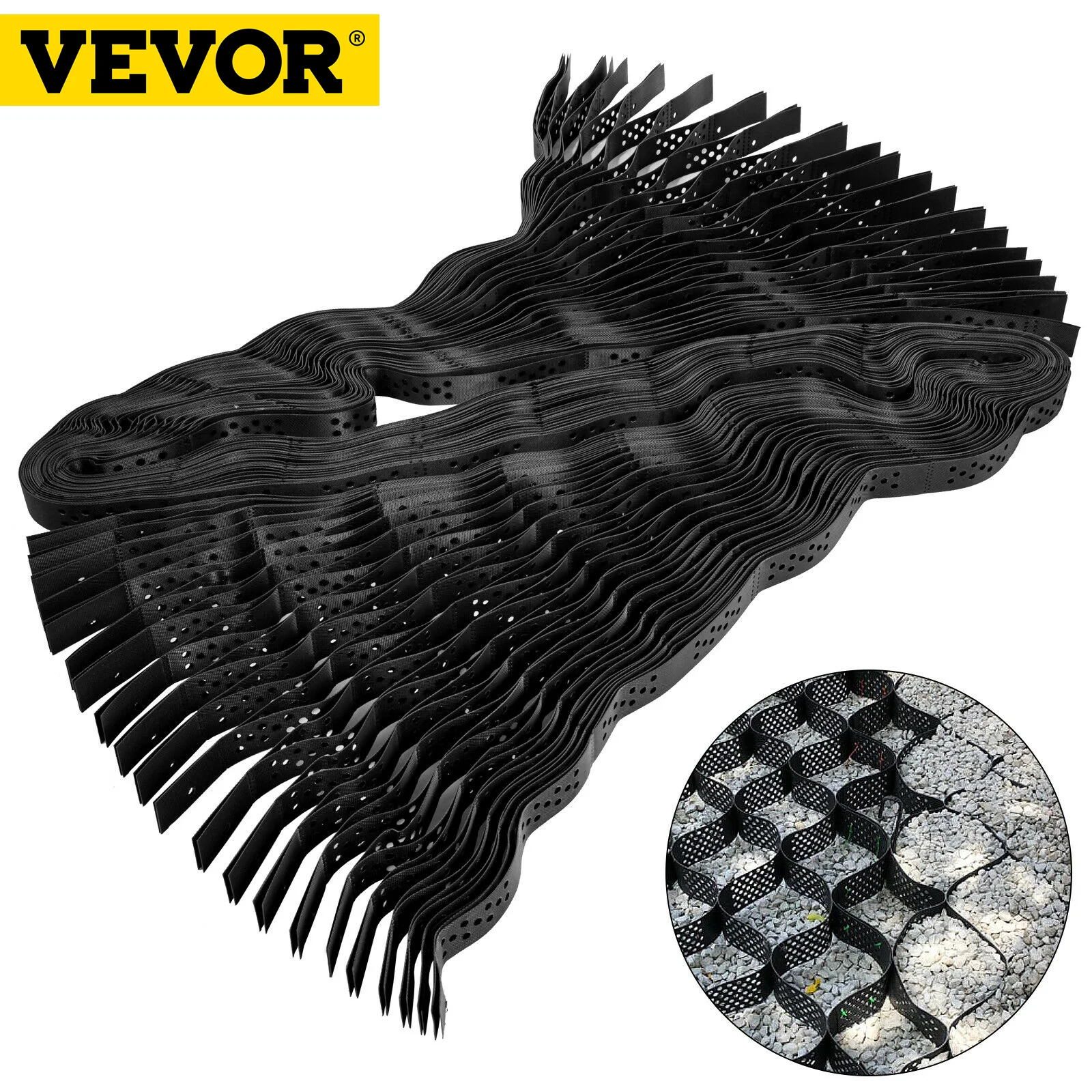 VEVOR Geo Grid Ground Grid HDPE 2 in Thick Stabilization 1885 LBS Per ...