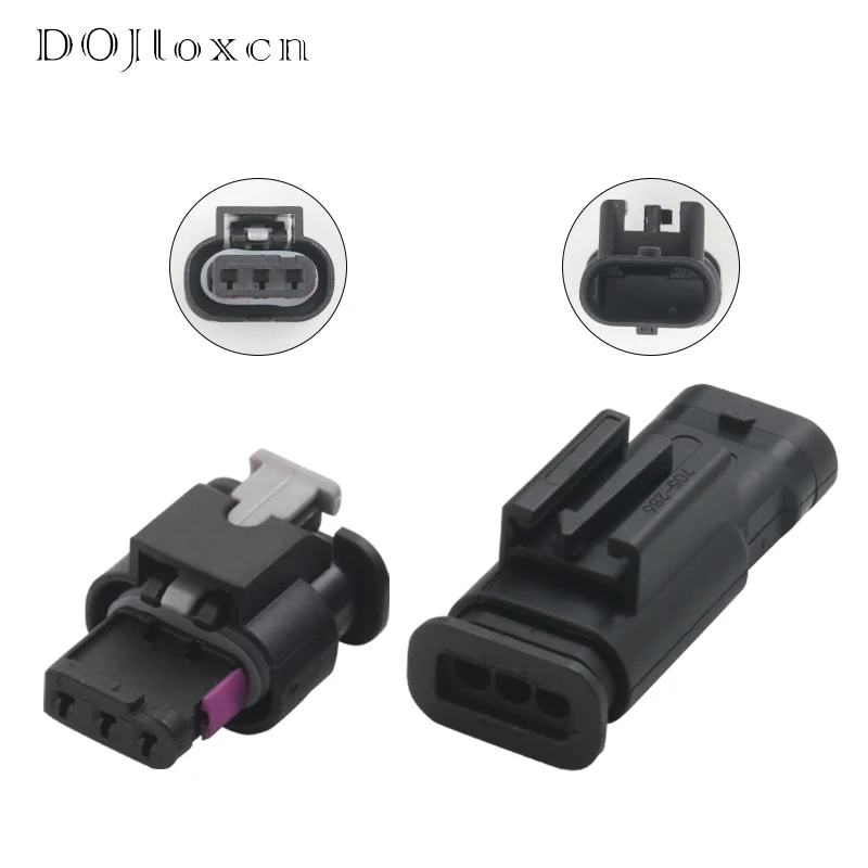 1-5-10-20-Sets-3-Pin-AMP-Electronic-Automotive-Waterproof-Connector ...