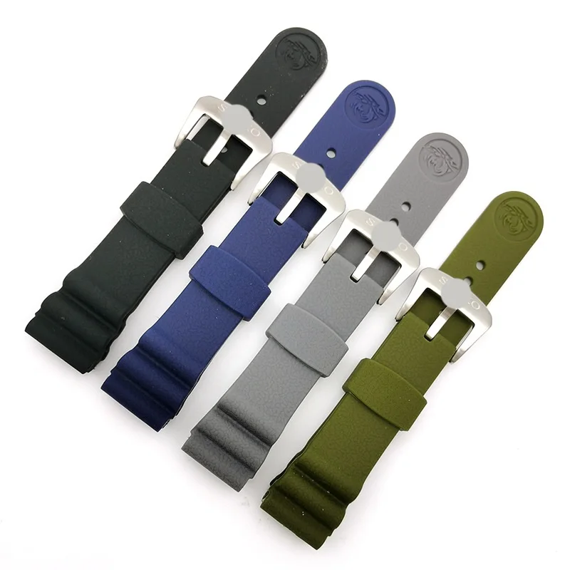 22mm-Waterproof-Rubber-Strap-for-Seiko-SRP601J1-Watch-Sport-Men-s ...