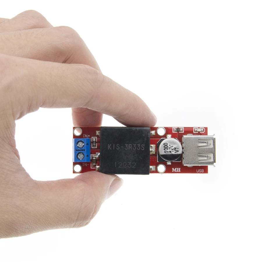 5V USB Output Converter DC 7V-24V To 5V 3A Step-Down Buck KIS3R33S ...
