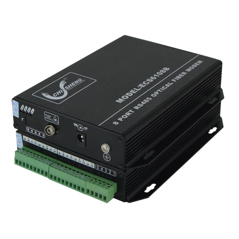 8 Port Rs485 Optical Fiber Modem, Serial To Fiber Coverter Single-mode ...