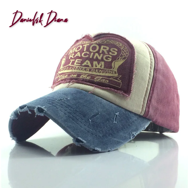 of-the-classic-worn-out-sticker-baseball-cap-washed-cotton-MOTO-men-and ...