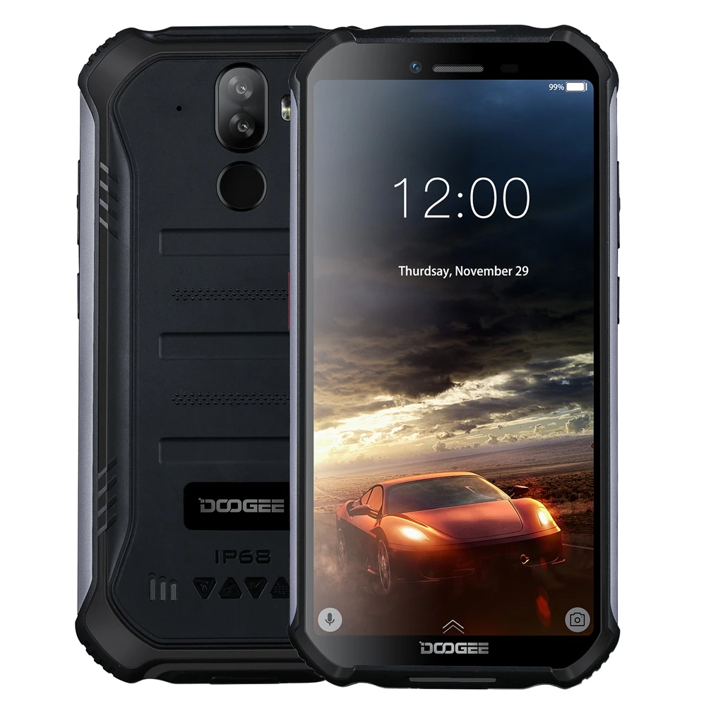 DOOGEE S40 Lite IP68/IP69K прочный телефон Android 9,0 Pie MTK6580 ...