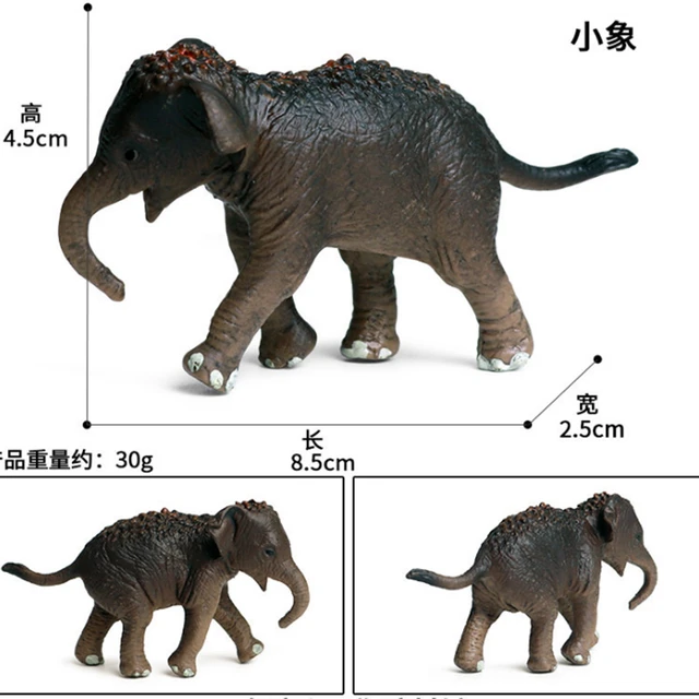 Plastic Elephant Figurines