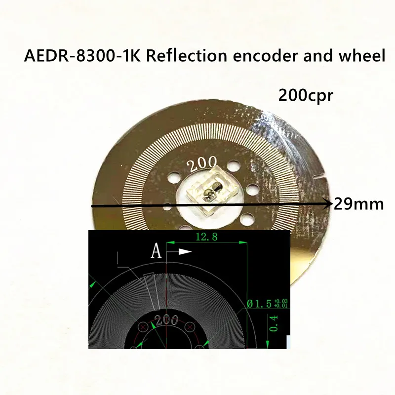 AEDR-8300k-Optical-Encoder-Reflective-2-Channel-AB-Winder-DC5-5V-robot ...