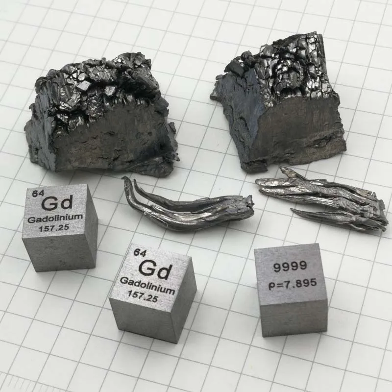 10mm Gadolinium Gd Cubic Periodic Table Cube 99.99% Pure Gadolinium ...
