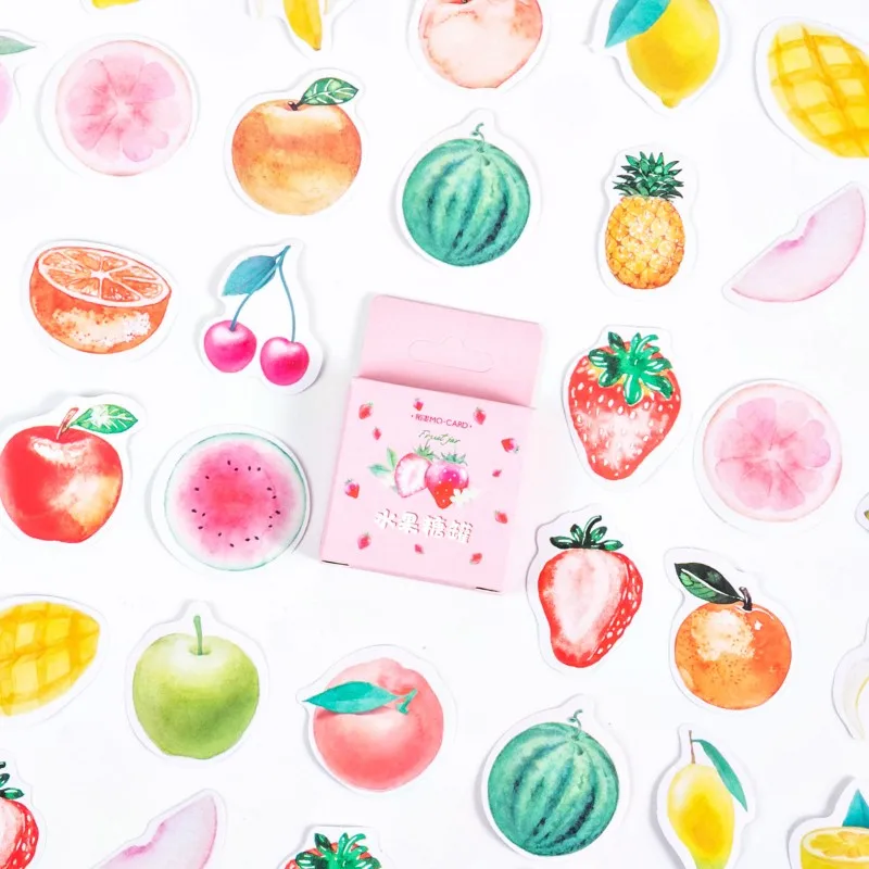 46pcs-Fruit-Boxed-Banana-Sticker-DIY-Kids-Stationery-Decoration-Diary ...