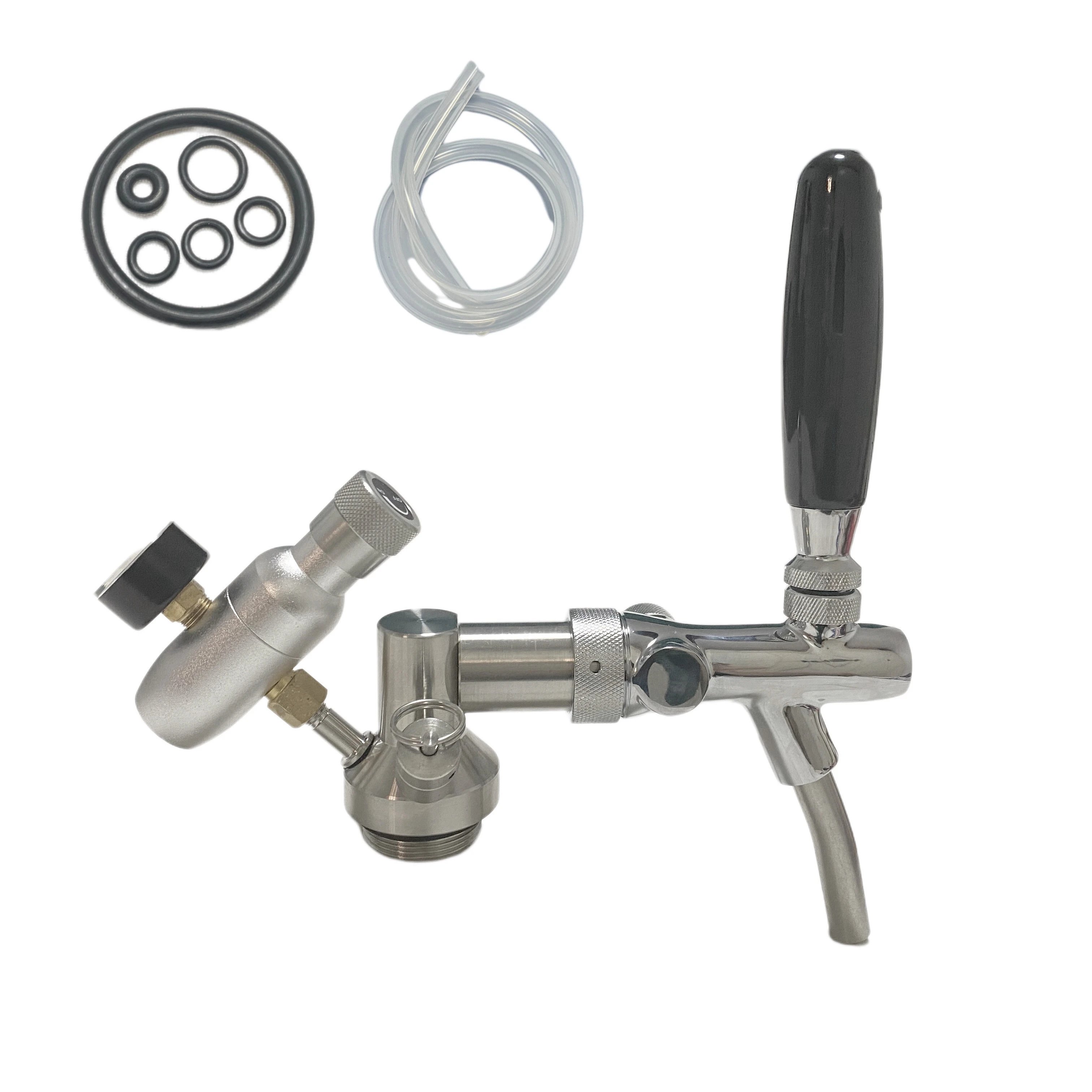 Stainless Steel Mini Keg Tap Dispenser With Premium Co2 Injector & Us ...