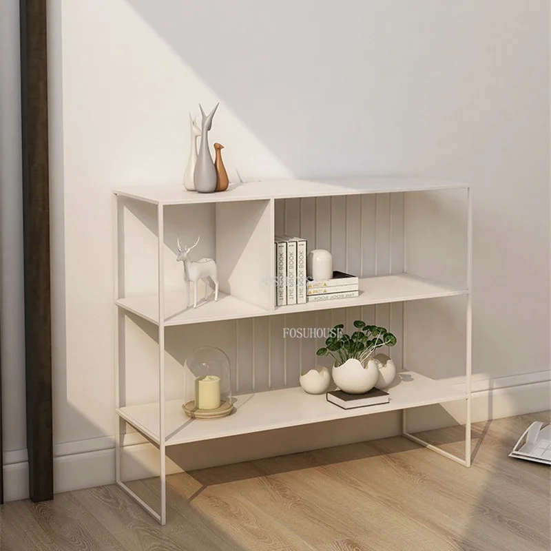 Nordic Storage Holder Ins Rack Floor Living Room Porch Cabinet Simple ...