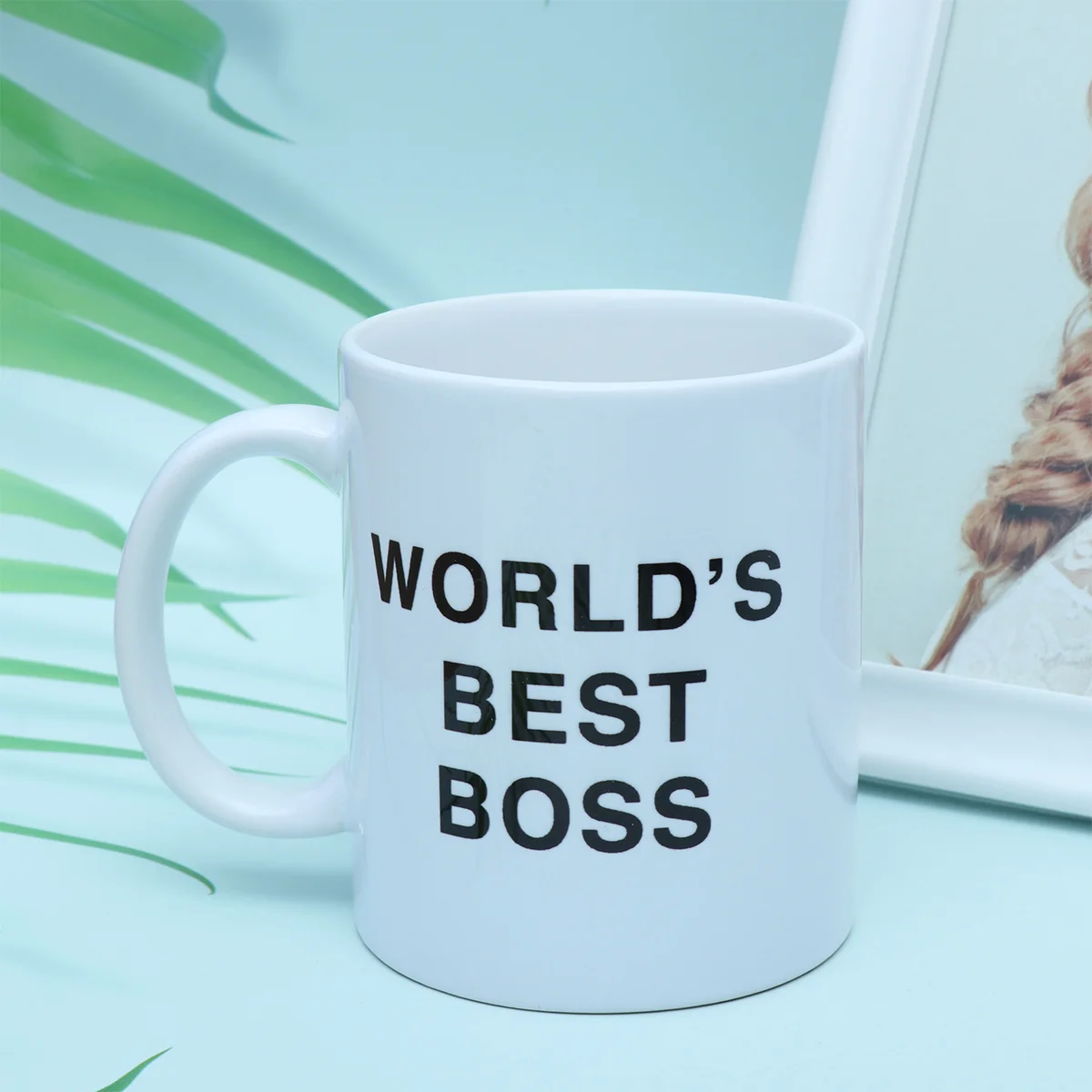 350ml Ceramic Mug Dunder Mifflin Worlds Best Boss Water Cup Personality ...