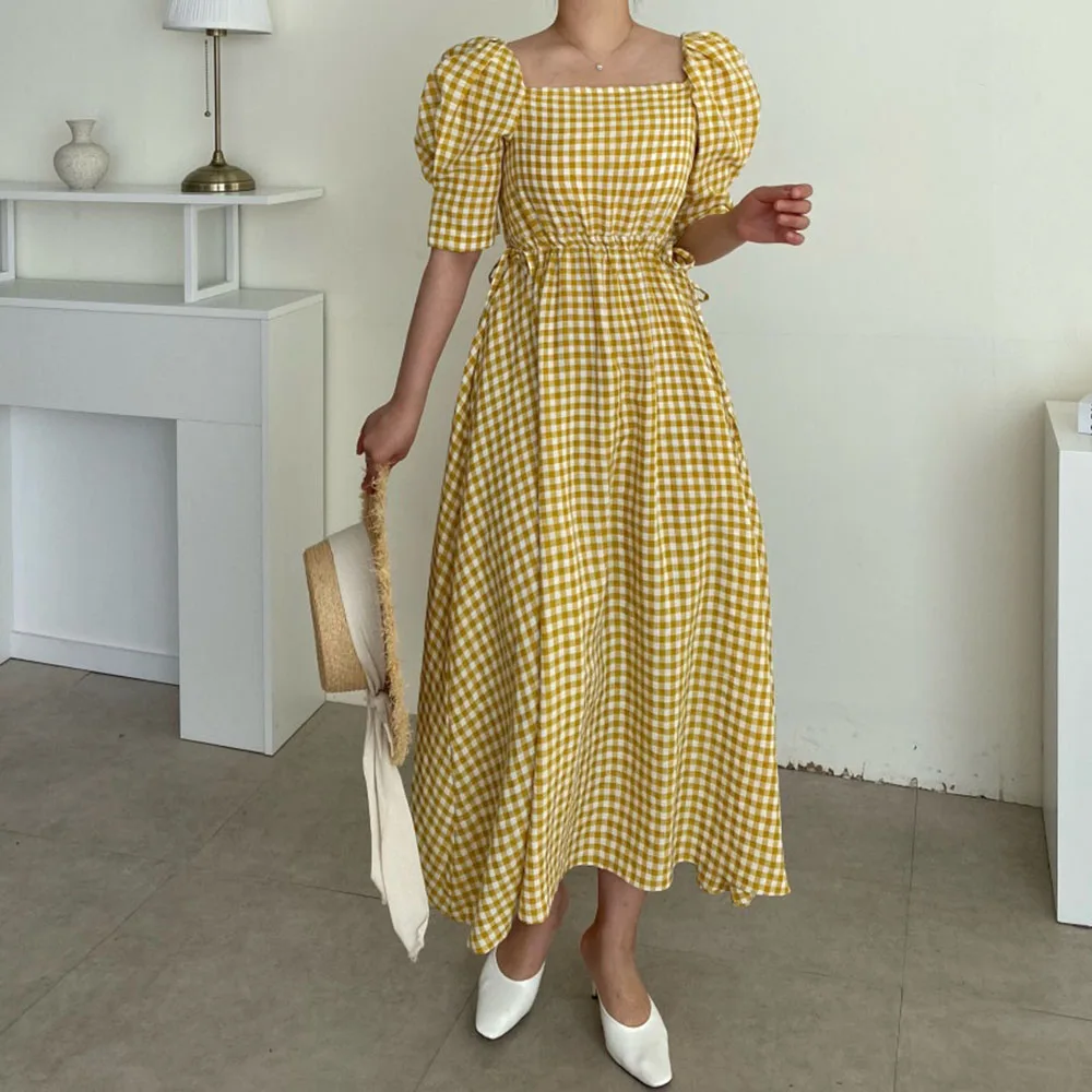 2021 Fashion Summer Women's Dress Japanese Style Casual Loose Simple ...