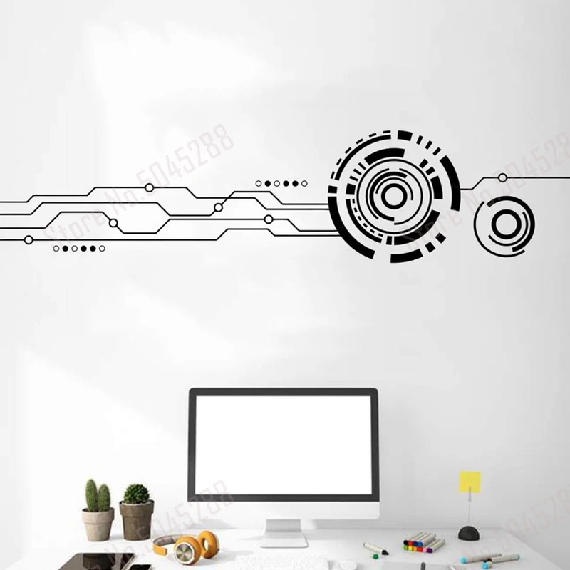 Home Décor Wall Décor Wall Decals & Murals Gamer Room Decal Computer IT ...