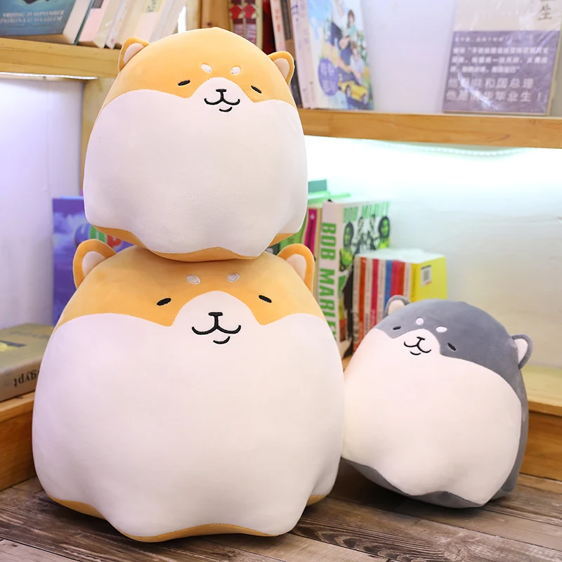 Kawaii Shiba Inu Pudding Plush (35cm) - Limited Edition - KawaiiTherapy