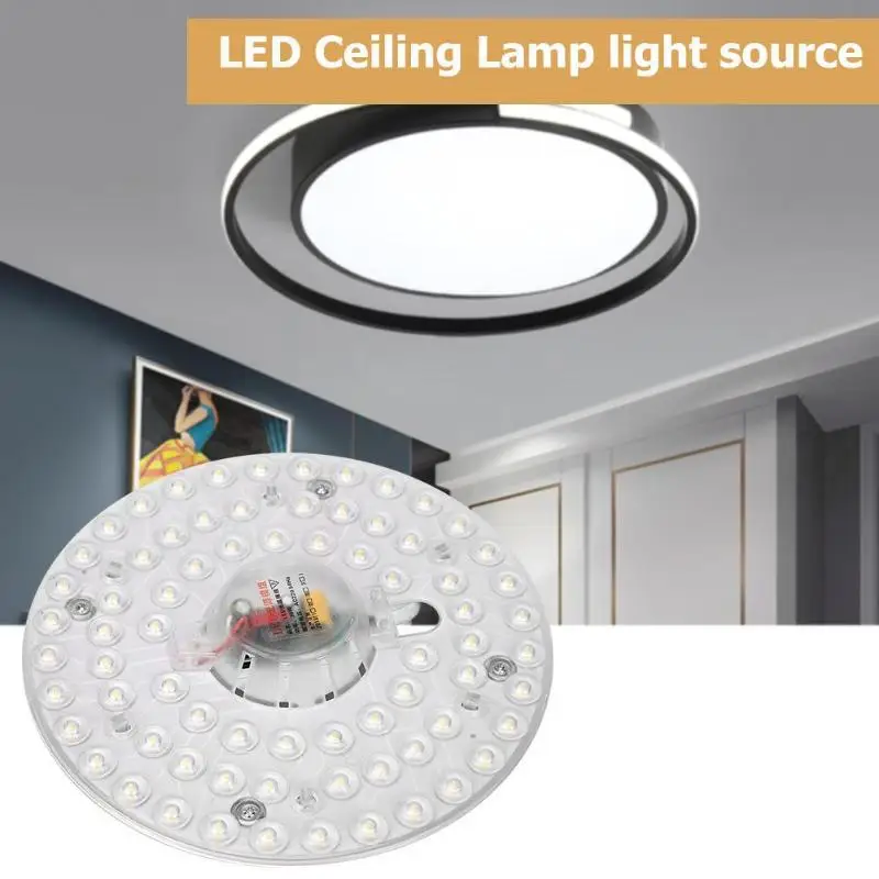 Round Led Panel Light 85 265v 18w | Led Panel Ceiling Light Round - 36w ...