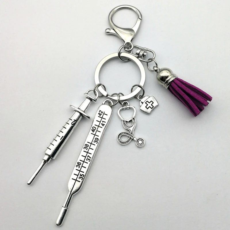 2020-New-Nurse-Medical-Box-Medical-Key-Chain-Needle-Syringe-Stethoscope ...