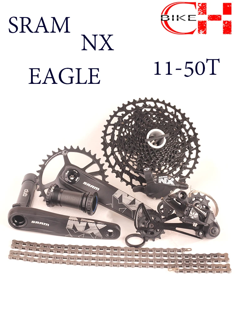 Sram Nx Eagle 1x12 12 Speed Bicycle Dub Groupset Kit Trigger Shifter ...