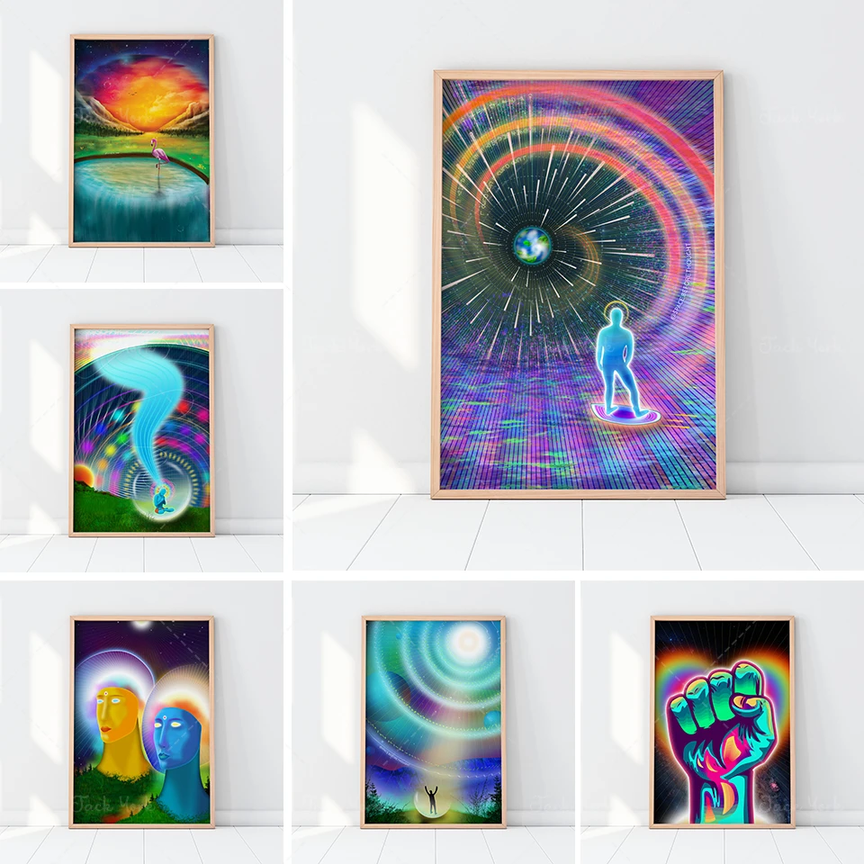 Easy Psychedelic Posters