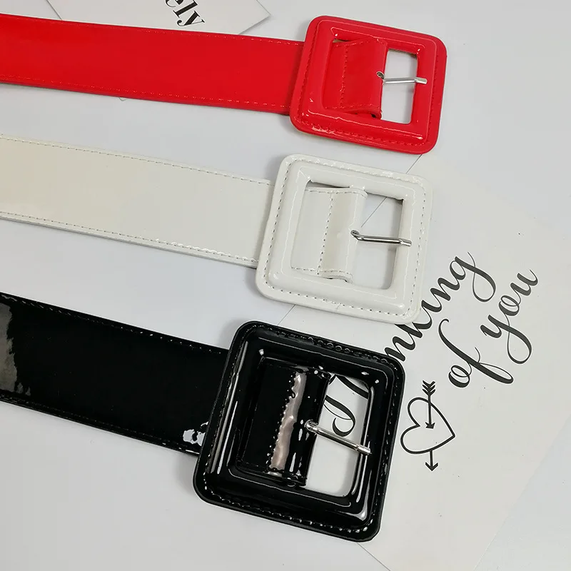 Fashion-plus-size-belt-wide-big-shiny-patent-leather-belts-for-women ...