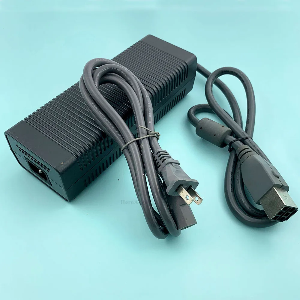 110v 120v Ac Adapter For Xbox 360 Fat Us Eu Plug Usb Adapter Power ...