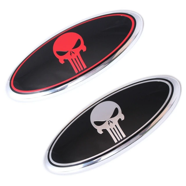 Custom F150 Emblems Skull