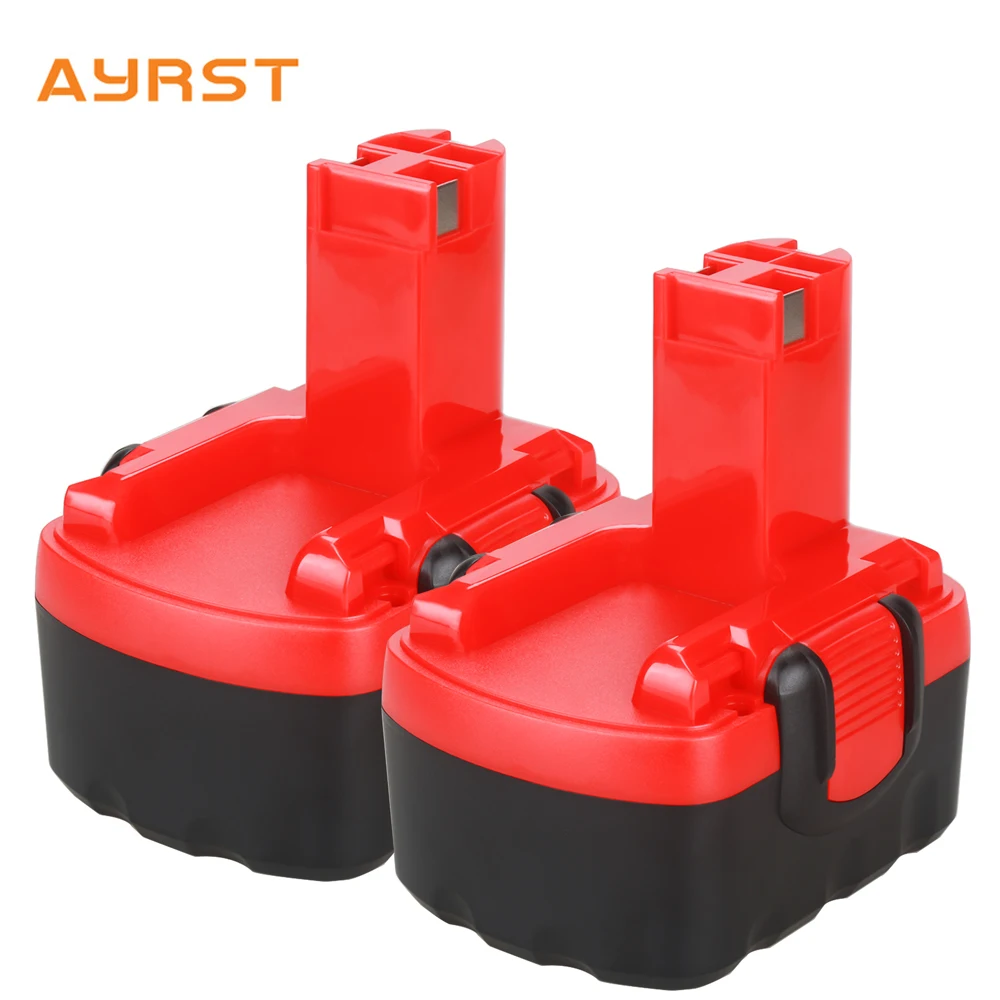 2x Battery 14,4V 3000mAh Ni-MH for Bosch GSB 14.4 VE-2 GSB 14.4VE-2B ...