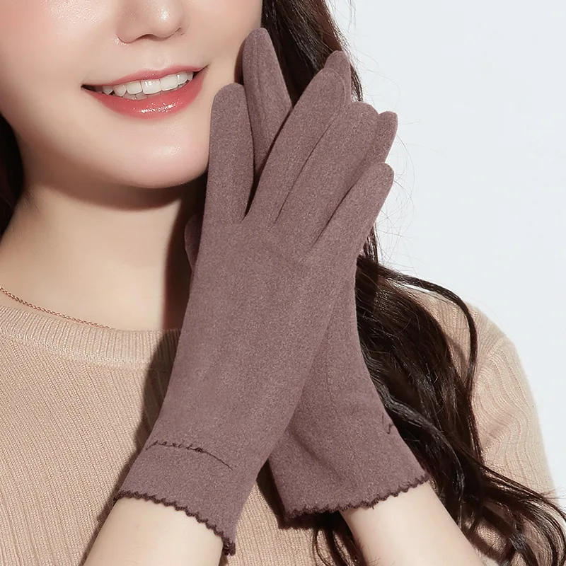 Autumn Gloves Embroidery | Women Gloves Warm Embroidery | Women Autumn ...