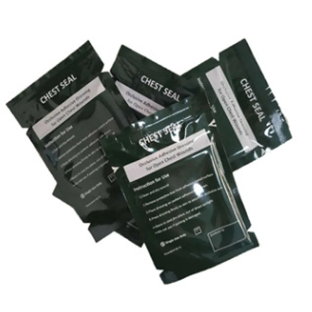 CHEST-SEAL-medical-chest-seal-vented-Used-by-Military-Police-Fire-EMS ...